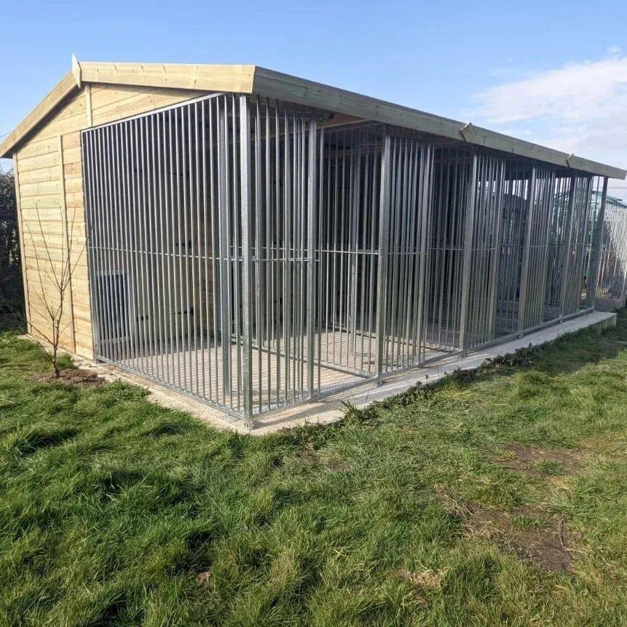 20 X 10 ft Five Bay Dog Kennel | Kennel Company