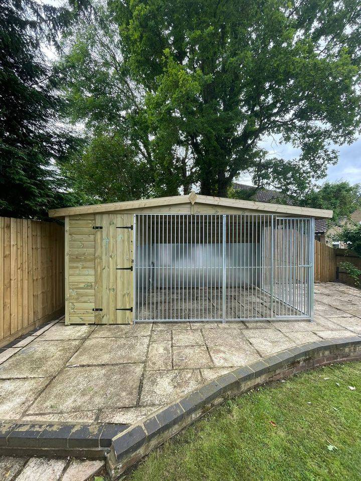 12 X 8 ft Single Dog Kennel | Kennel Company